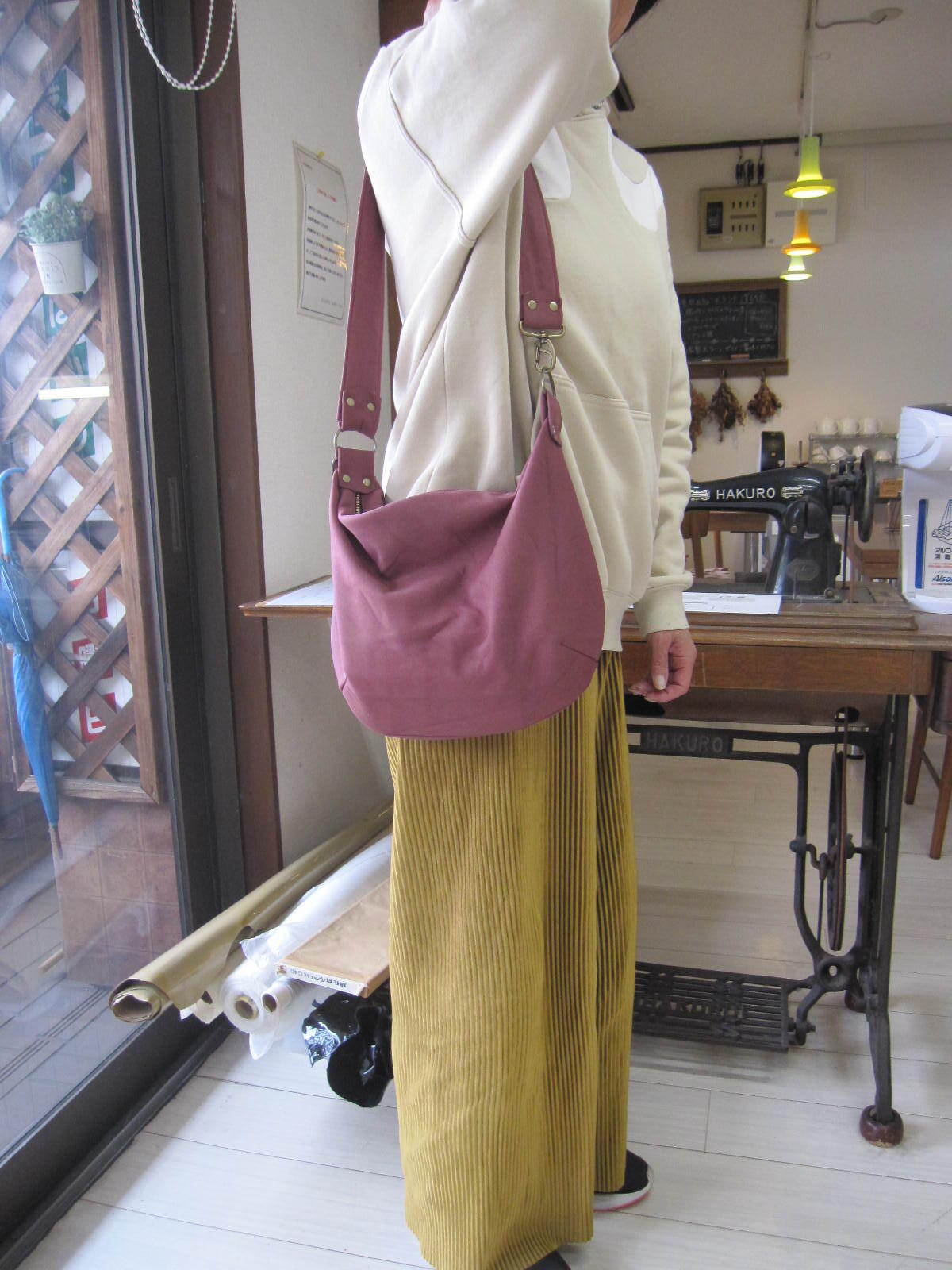 本革レザーで2wayショルダーバッグ: ミシンカフェ Le.fil ル.フィル BLOG